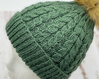 Oxford Road Toque | Knitting Pattern | Cables | Beginner - Etsy