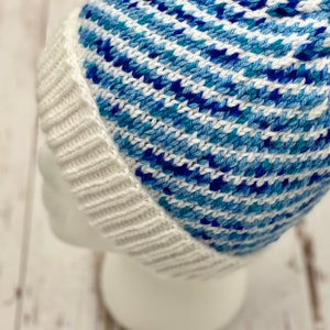 Swim Lanes Toque | Knitting Pattern | Colorwork| Beginner | Stranded - Etsy