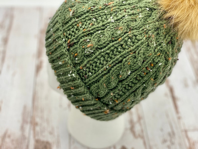 Oxford Road Toque Knitting Pattern Cables Beginner - Etsy