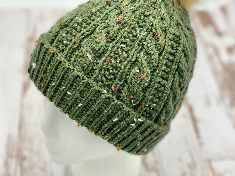 Oxford Road Toque Knitting Pattern Cables Beginner - Etsy