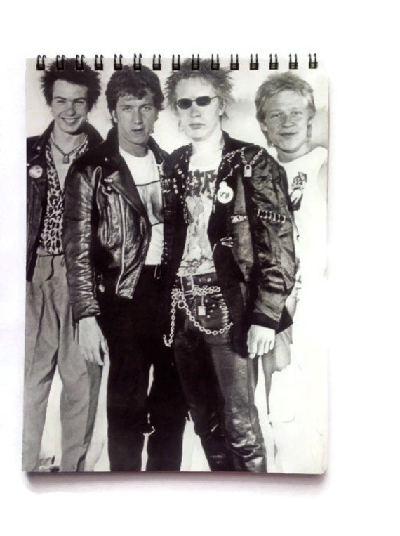 Items Similar To Sex Pistols Notebook Black And White Notepad Hot Sex Picture