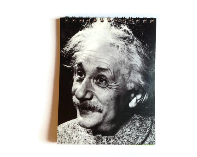 ALBERT EINSTEIN Notebook Free UK Postage With 70 Plain Rainbow - Etsy UK