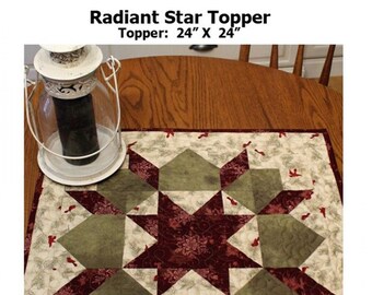 Radiant Star Quilt Pattern - Etsy