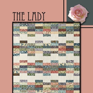 The Lady Quilt Pattern Villa Rosa Designs Finished 54 X 72 - Etsy