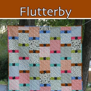 Flutterby Quilt Pattern by Running Doe Quilts for Villa Rosa Designs ...