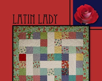 The Lady Quilt Pattern Villa Rosa Designs Finished 54 X 72 - Etsy