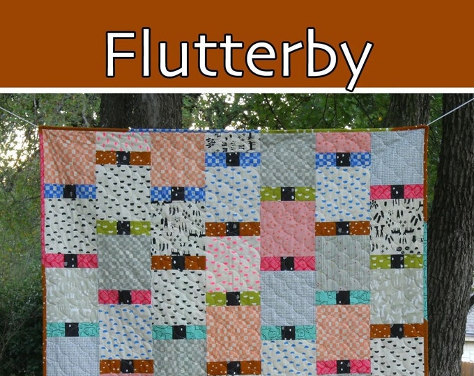 Flutterby Quilt Pattern by Running Doe Quilts for Villa Rosa Designs 56x58 - Etsy
