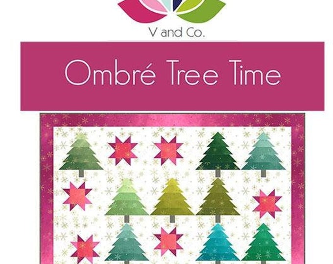 Ombre Tree Time Quilt Pattern VC1282 by V and Co. Paper Pattern - Etsy