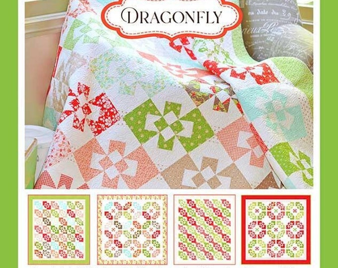 Dragonfly Quilt Pattern by by Fig Tree Quilts by Joanna Figueroa 8.5x11 ...