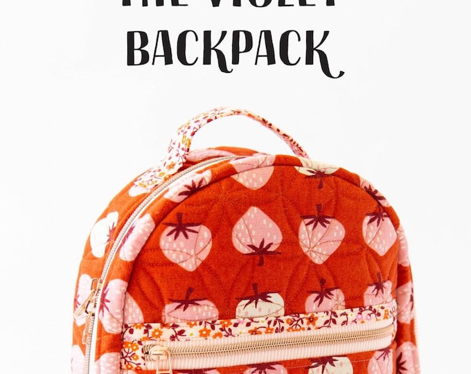 The Violet Backpack by Knot and Thread Design KAT111 - Etsy
