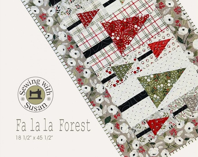 Fa La La Forest Table Runner From Suzn Quilts SUZ344 by Susan Marth - Etsy
