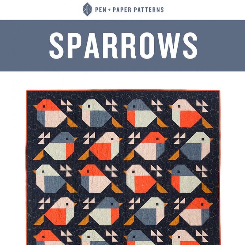 Sparrow Quilt Pattern - Etsy