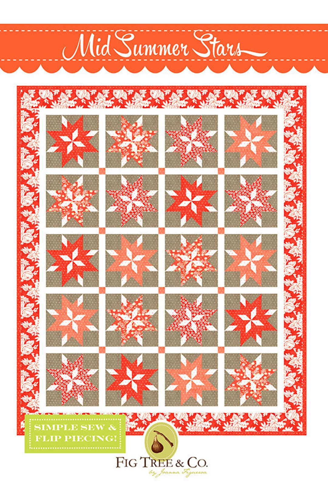 Mid Summer Stars Fig Tree Quilts Pattern Only by Fig Tree Quilts by ...