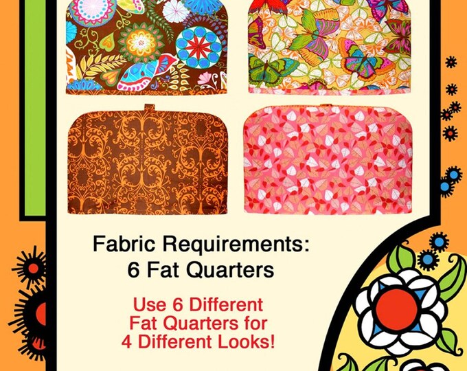 Rebecca Jane Reversible Sewing Machine Cover Printed Pattern for Villa ...