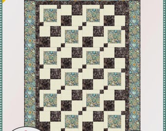 Boxes and Bows 3 Yard Quilt Pattern by Fabric Cafe #091522-01 Bin MP - Etsy