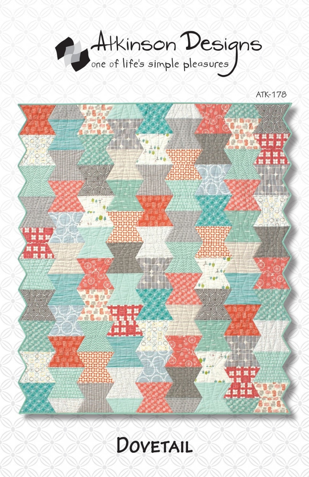 Dovetail Quilt Pattern ATK-178 Atkinson Designs - Etsy
