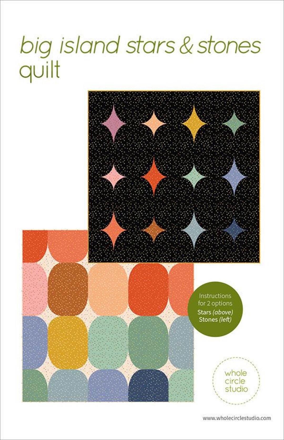 Big Island Stars & Stones Quilt by Whole Circle Studio WCS034 - Etsy