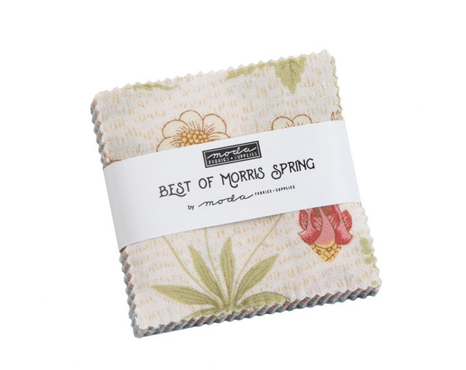 Best of Morris Spring Mini Charm 33490mcs Moda Fabrics Bin 22 - Etsy