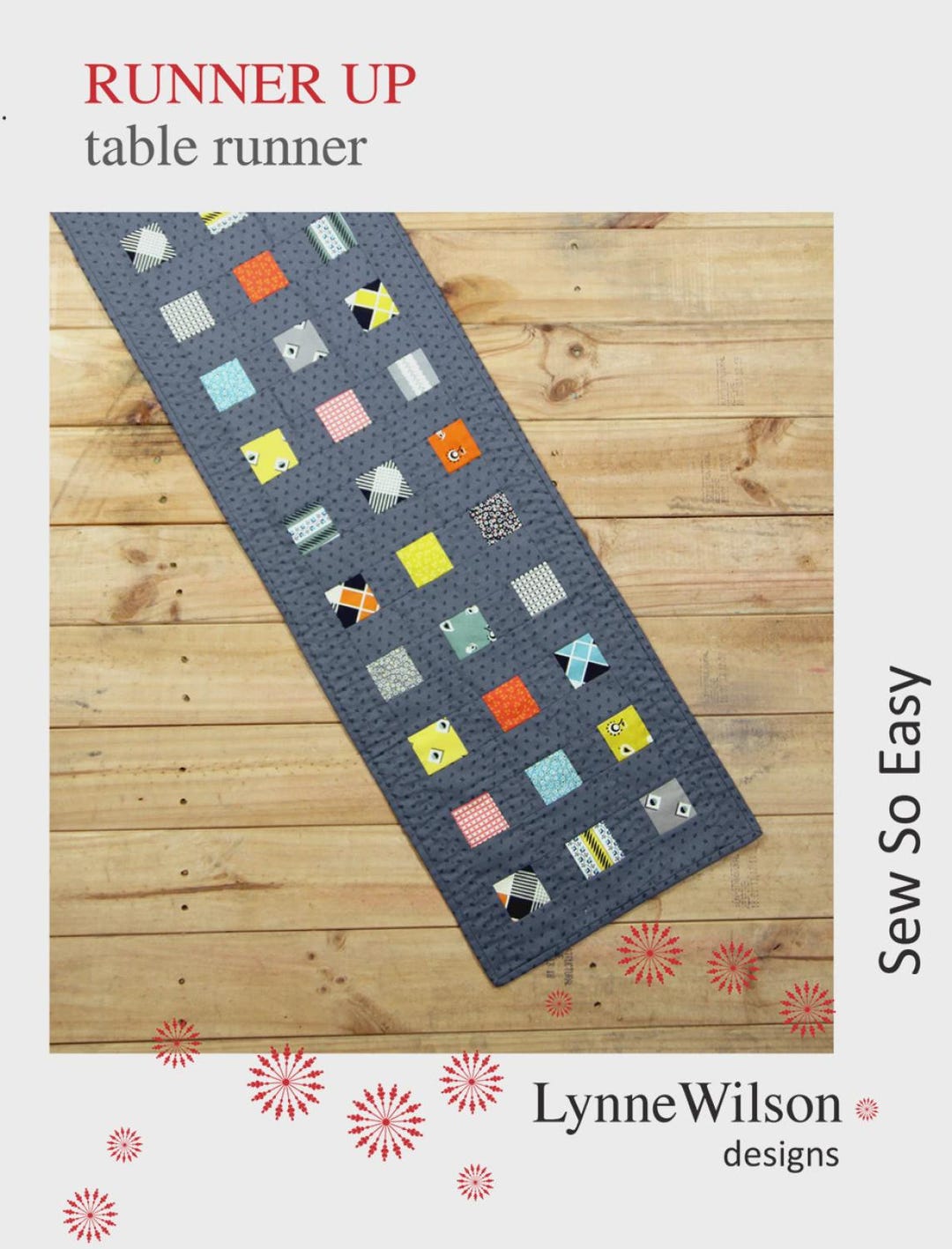 Runner up Table Runner Printed Pattern Only LWD204 by Lynne Wilson ...
