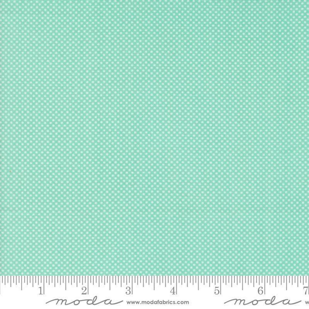 Coriander Colors Tiny Dot Aqua 29205-27 by Corey Yoder for Moda Fabrics ...
