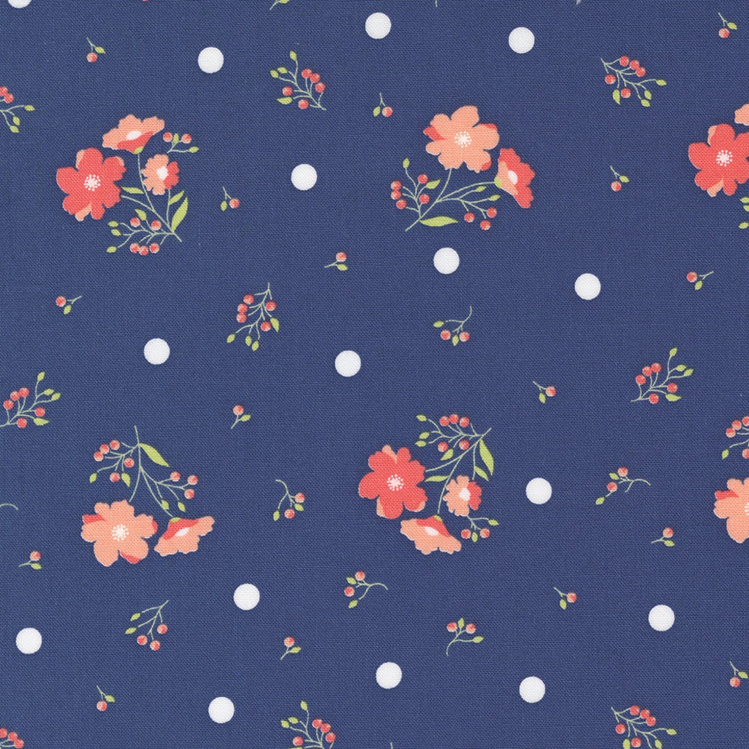 Sunwashed Summer Soiree Midnight Yardage 29161-21 by Moda Fabrics Sold ...