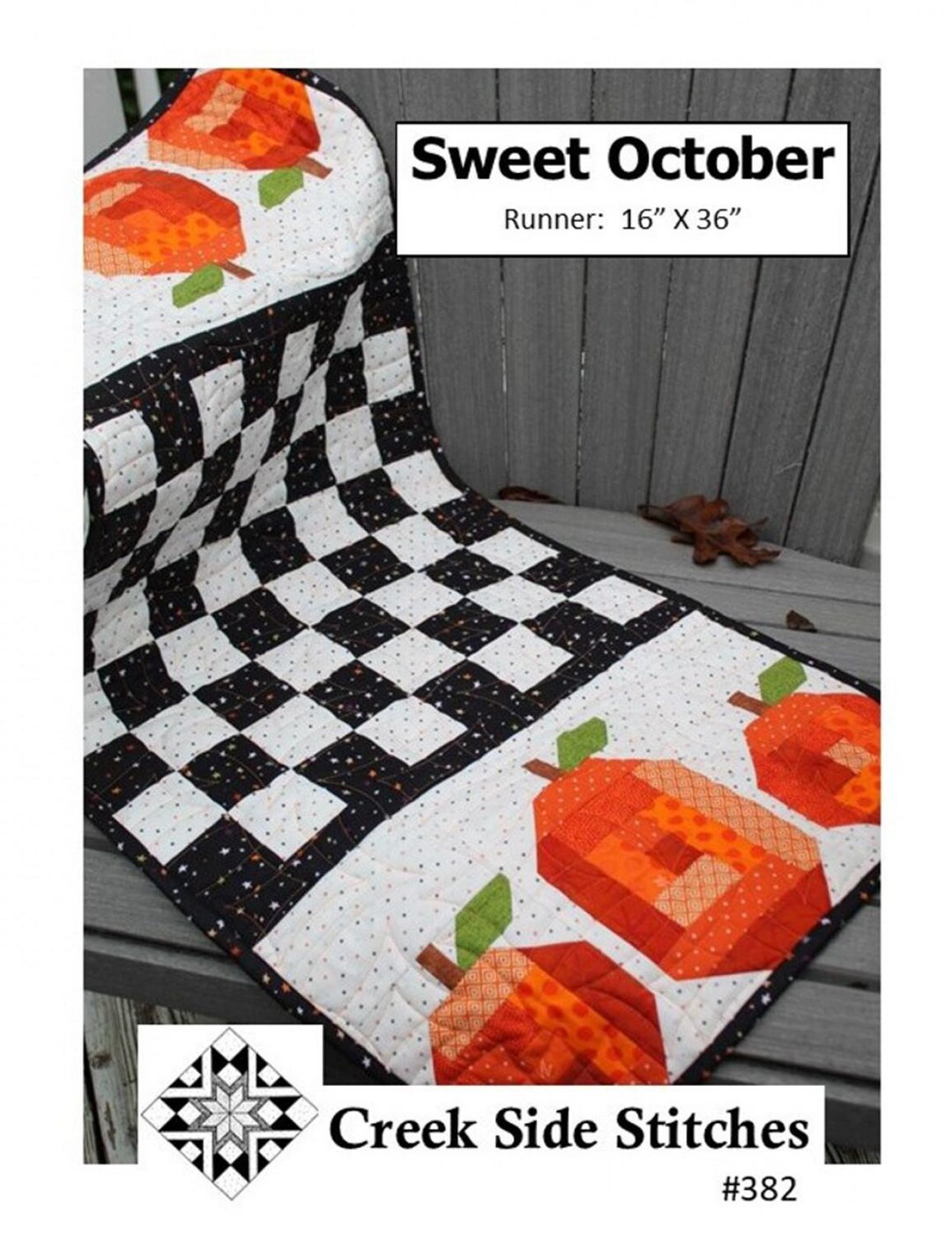 Sweet October Pattern CSS382 From Creek Side Stitches 16in X 36in - Etsy
