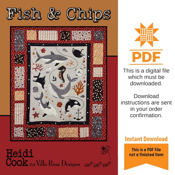 Fish Quilt Patterns - Etsy