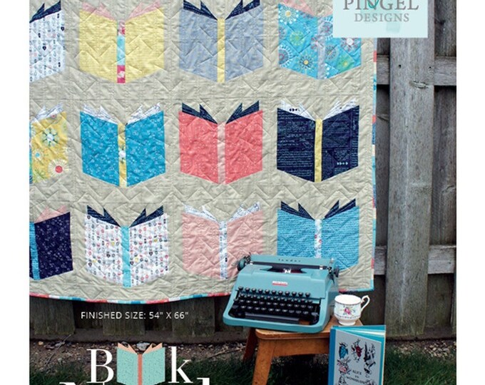Book Nerd Quilt Pattern PAPER Pattern-only by Angela Pingel - Etsy