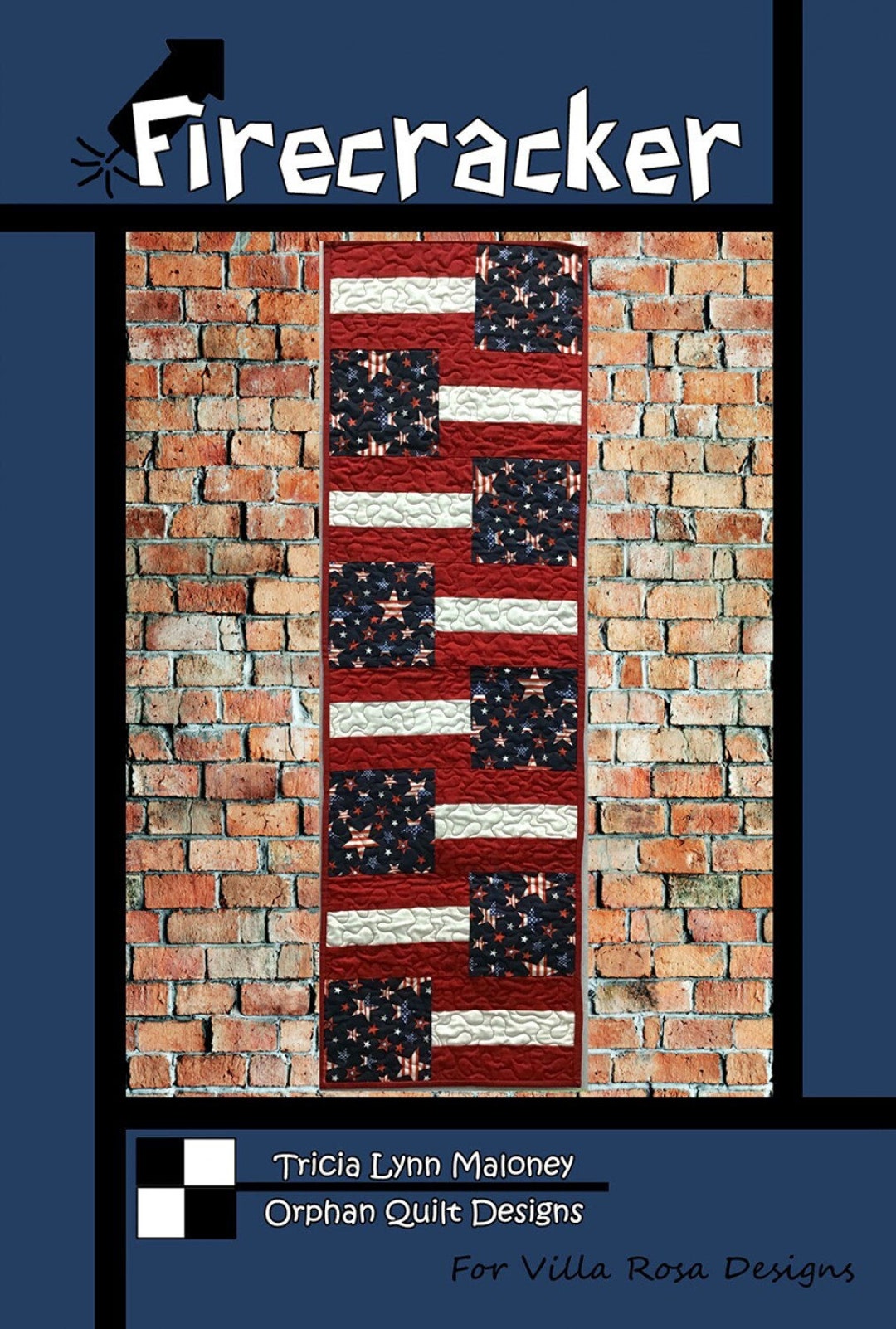 Firecracker Table Runner Quilt Pattern by Villa Rosa Designs # VRDOQ063 ...