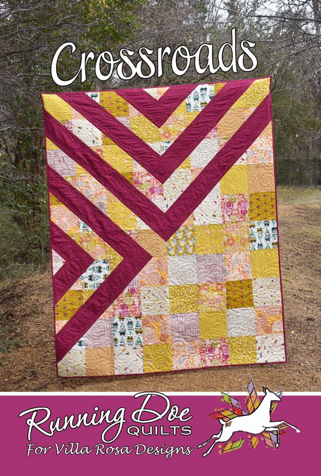Crossroads Paper Quilt Pattern by Running Doe for Villa Rosa Designs ...