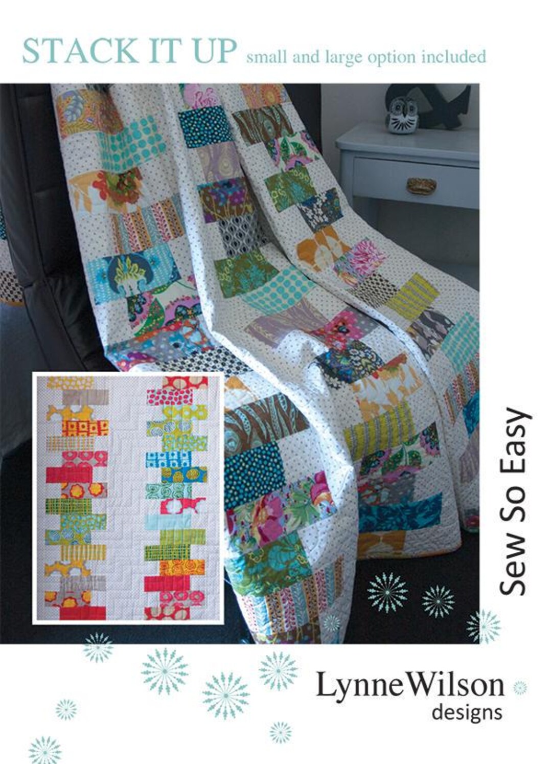 Stack It up Quilt Printed Pattern Only LWD201 by Lynne Wilson Designs ...