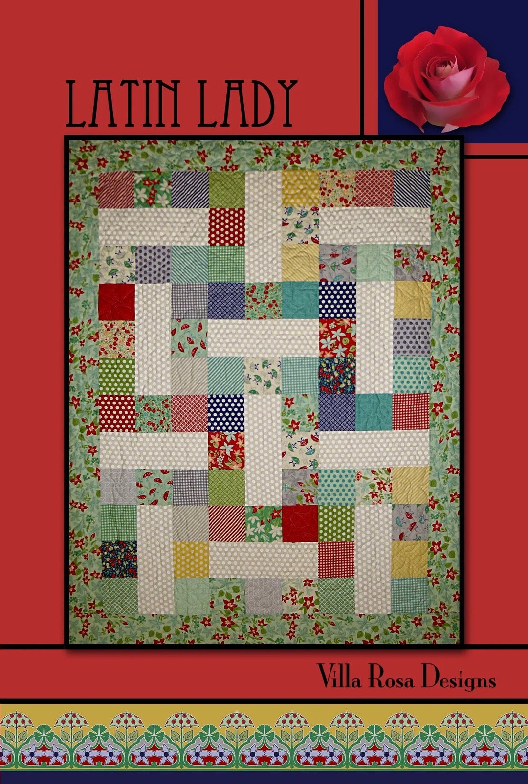 Latin Lady Quilt Pattern Villa Rosa Designs Finished 41 X 54 - Etsy