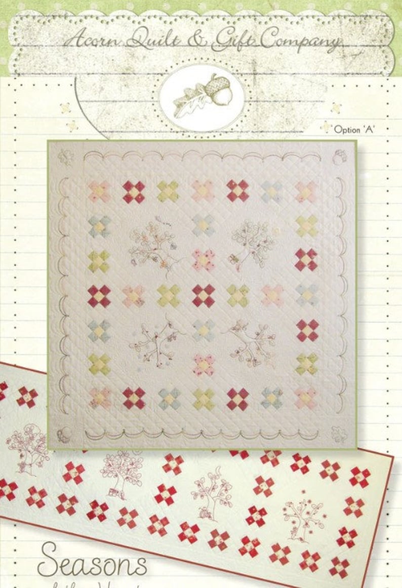 Seasons Quilt Pattern Paper Only AQ 230 by Brenda Riddle - Etsy