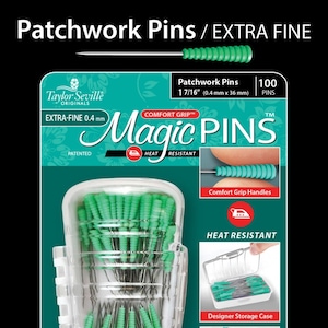 Magic Pins Patchwork Extra Fine 100pc 219591 - Etsy