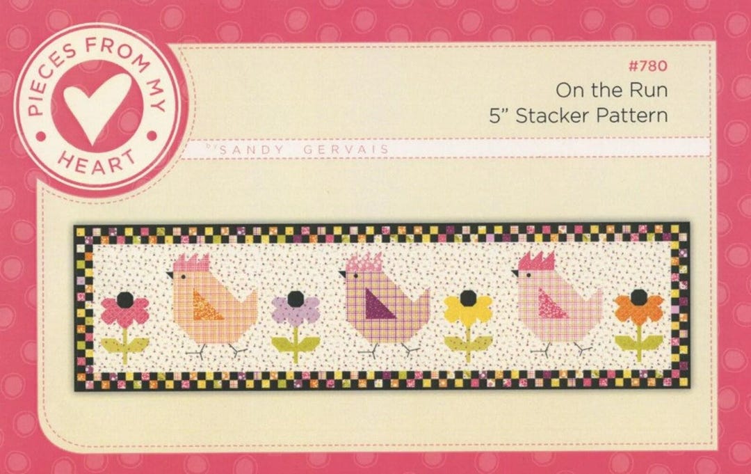 On the Run 5 Inch Stacker Pattern Table Runner PM780 From Pieces From ...