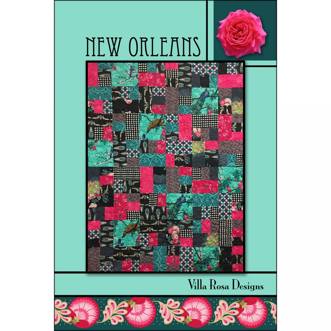 New Orleans Pattern Card by Villa Rosa Designs VRDRC178 Finished Size ...
