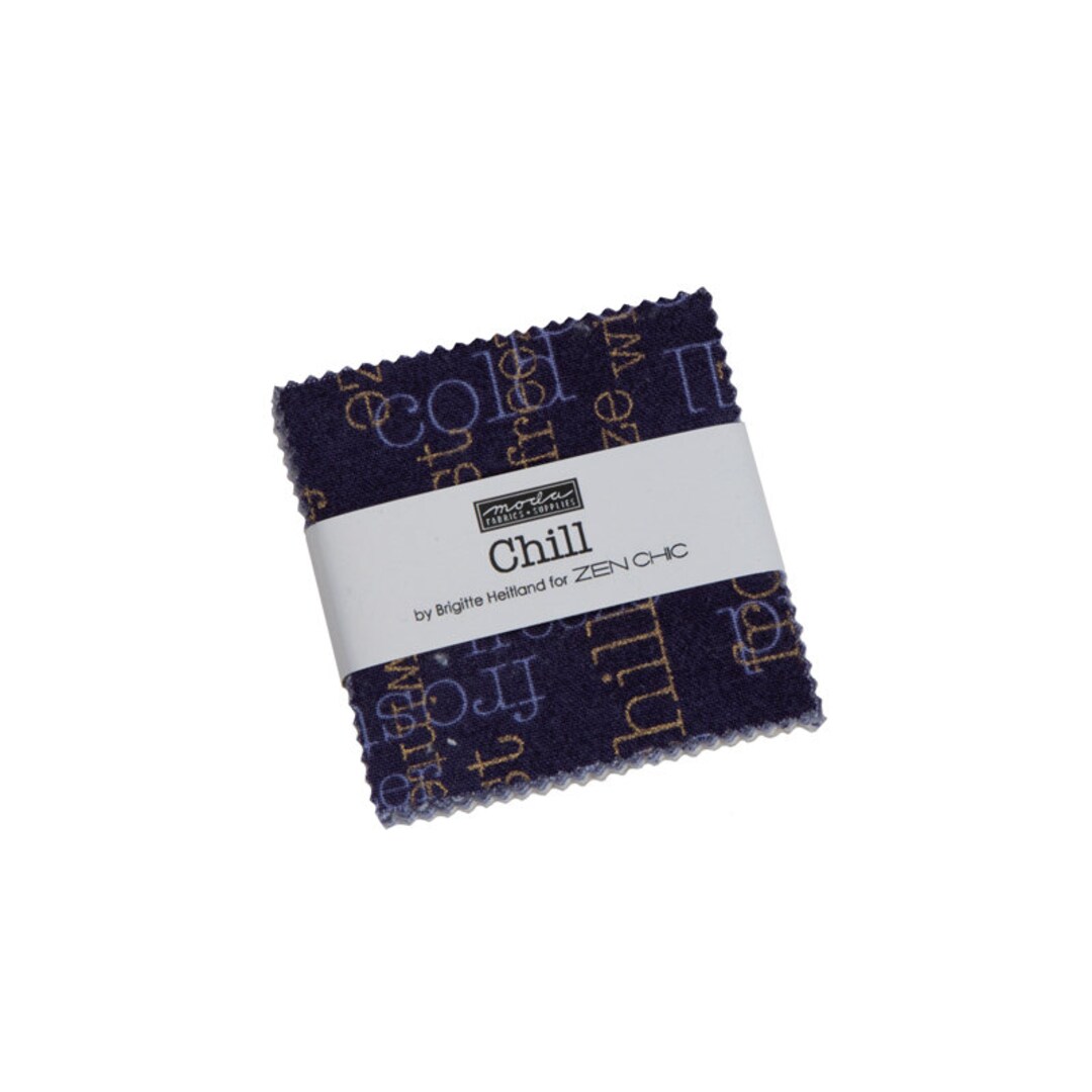 Chill Mini Charm 2.5 by Zen Chic for Moda Fabrics 1710mc Bin 49 - Etsy
