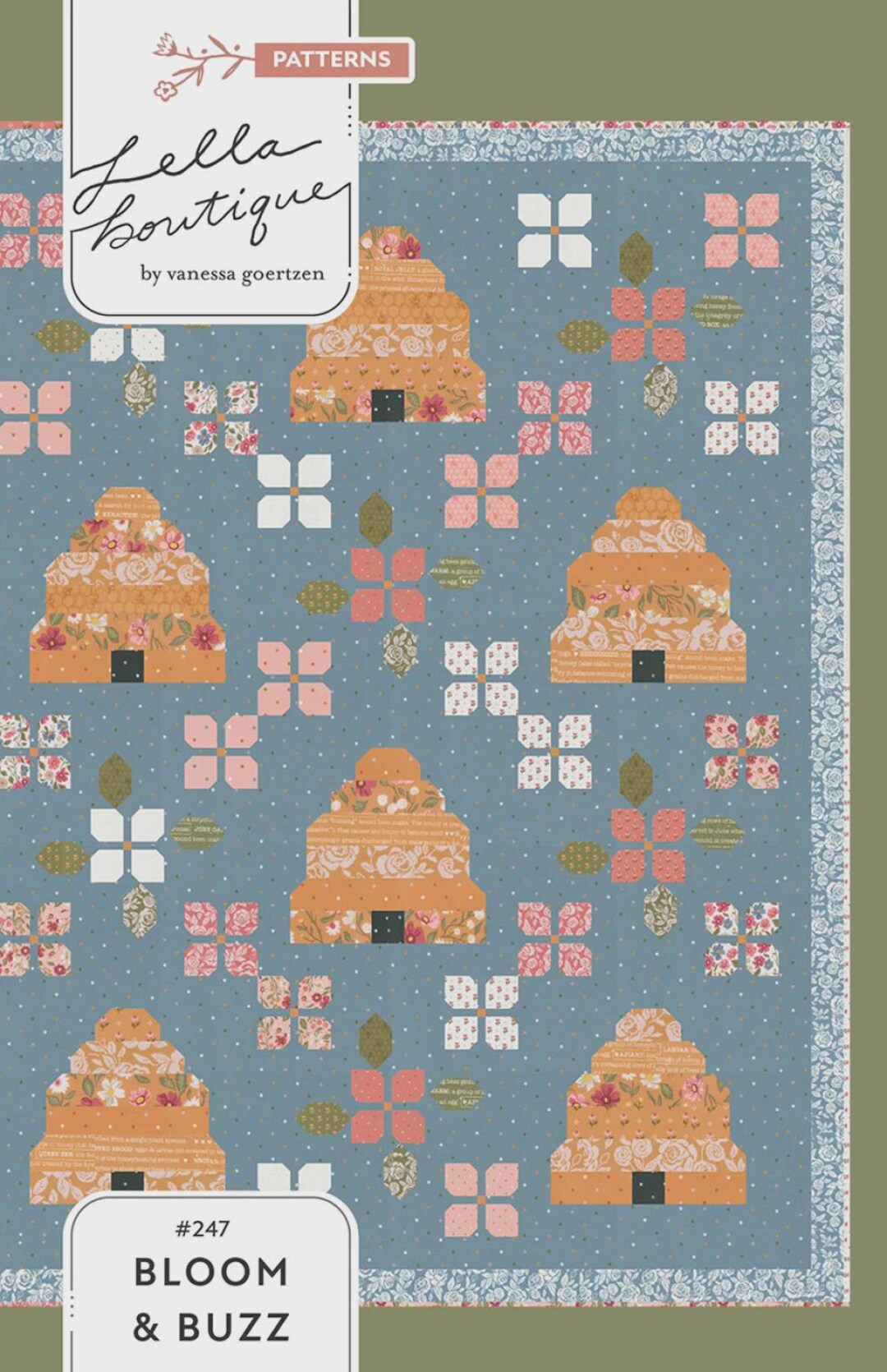 Bloom & Buzz by Vanessa Goertzen for Lella Boutique LB247 Finished Size ...