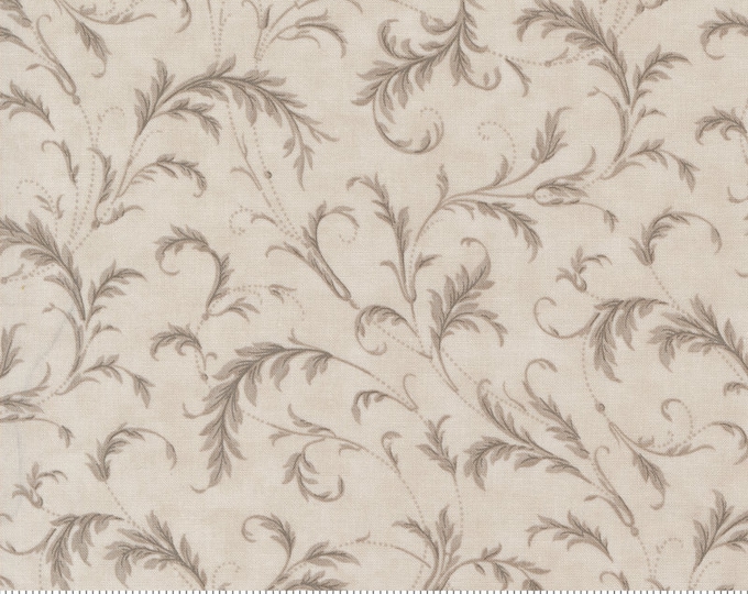 3 Sisters Favorites Vintage Linens Flourishing Plaza Silver Yardage ...