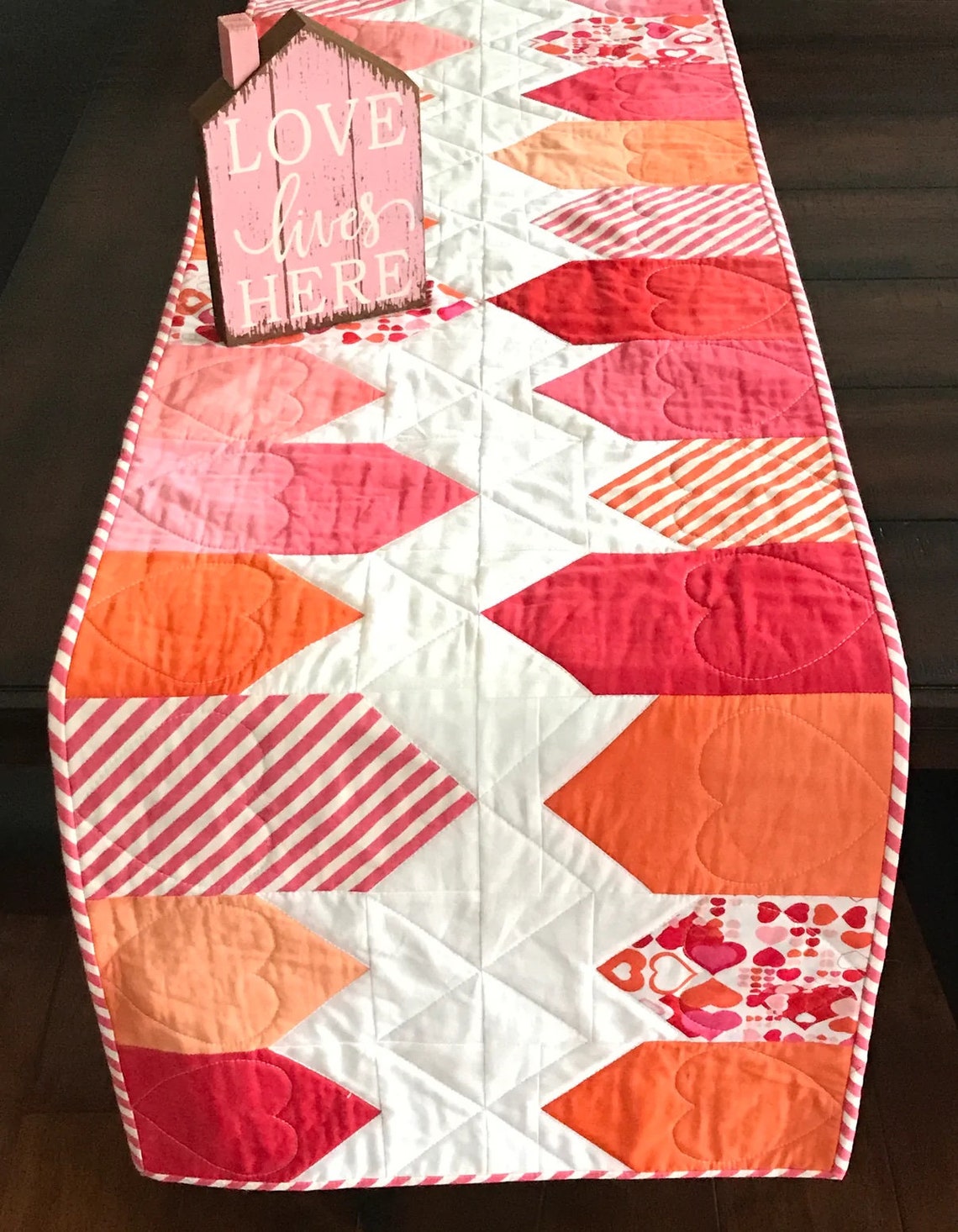 At Home Table Runner Paper Pattern Only by Andrea Mccoleman - Etsy