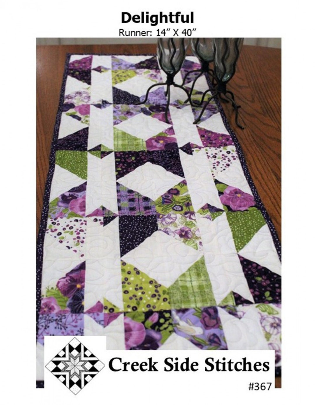 Delightful Quilted Table Topper Printed Pattern CSS367 - by Creek Side ...