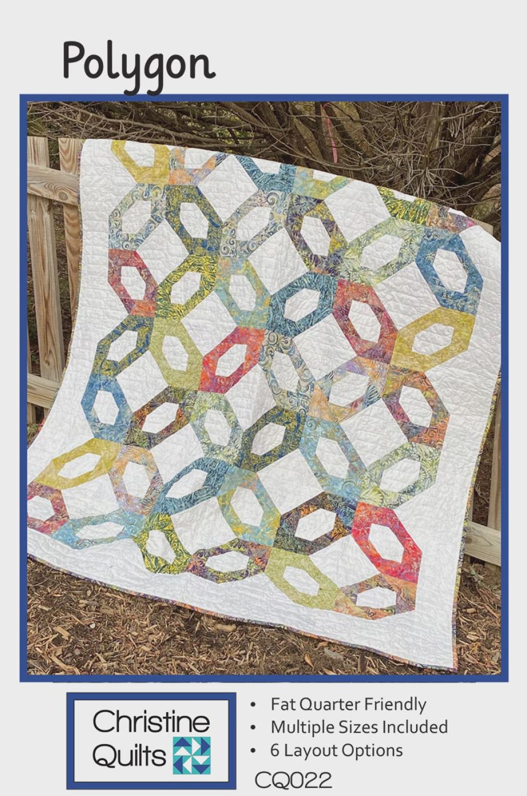 Polygon Quilt Pattern by Christine Quilts CQ022 Multiple Sizes - Etsy