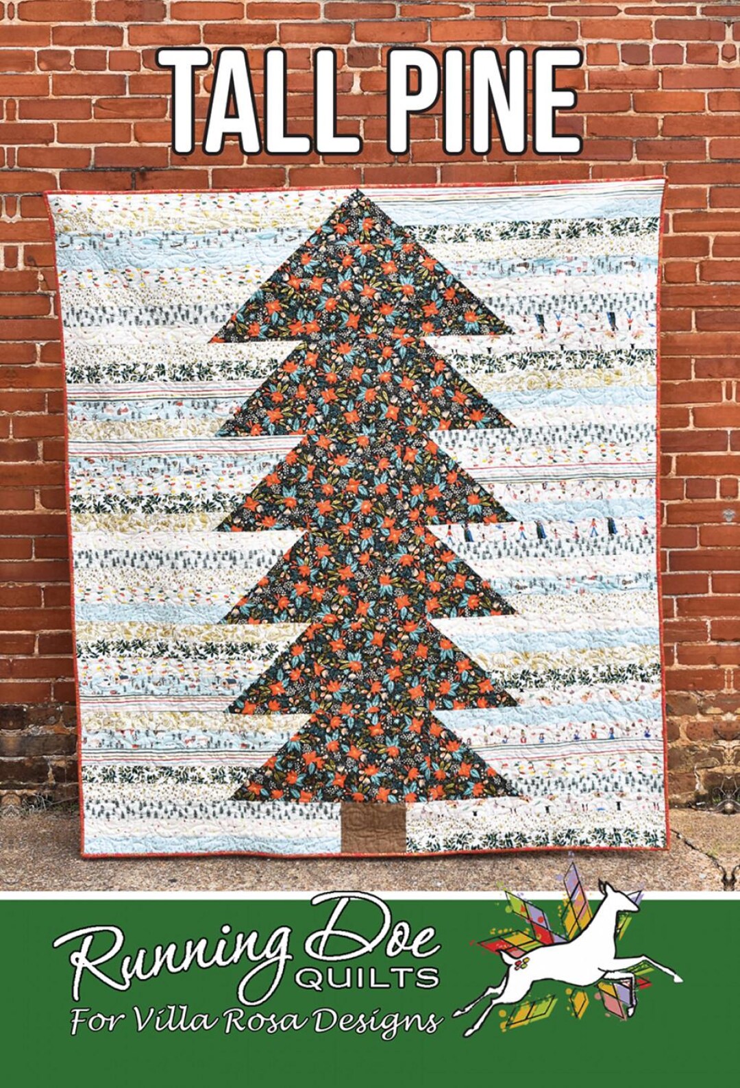 Tall Pine Quilt Pattern Card by Running Doe Quilts for Villa Rosa ...