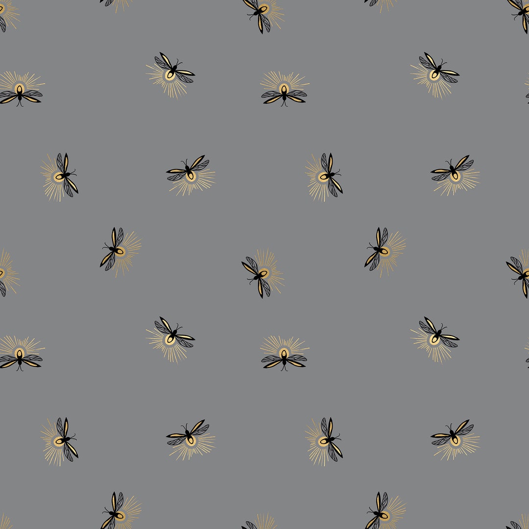 Firefly Fireflies Falcon Yardage RS2071-15M by Sarah Watts for Ruby ...