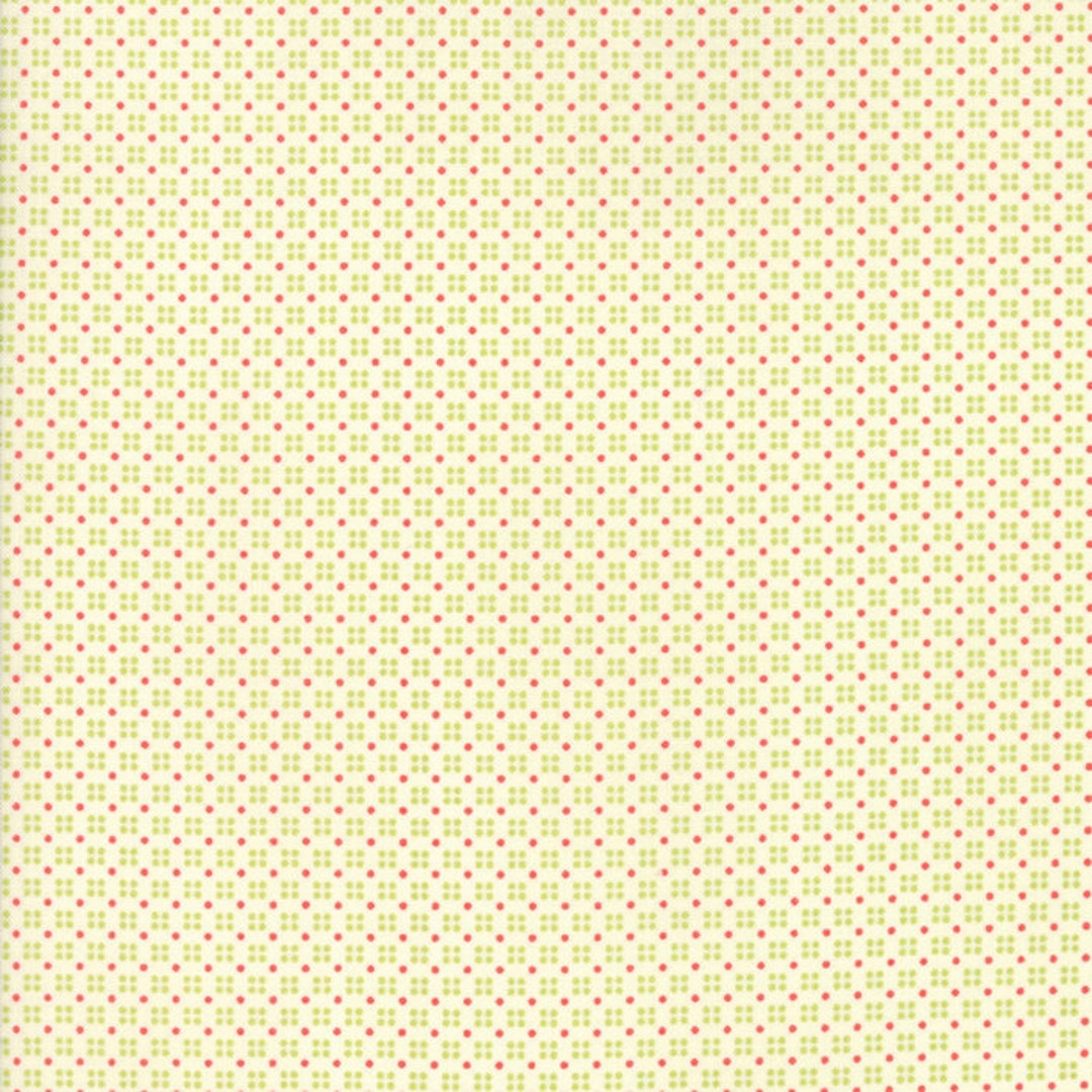 Clover Hollow Ivory Dottie by Sherri and Chelsi for Moda Fabrics 37555 ...