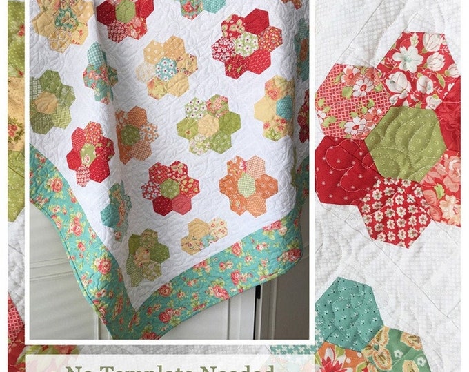 Honey Bee Blooms Quilt Pattern TPB1901 by the Pattern Basket, Margot ...