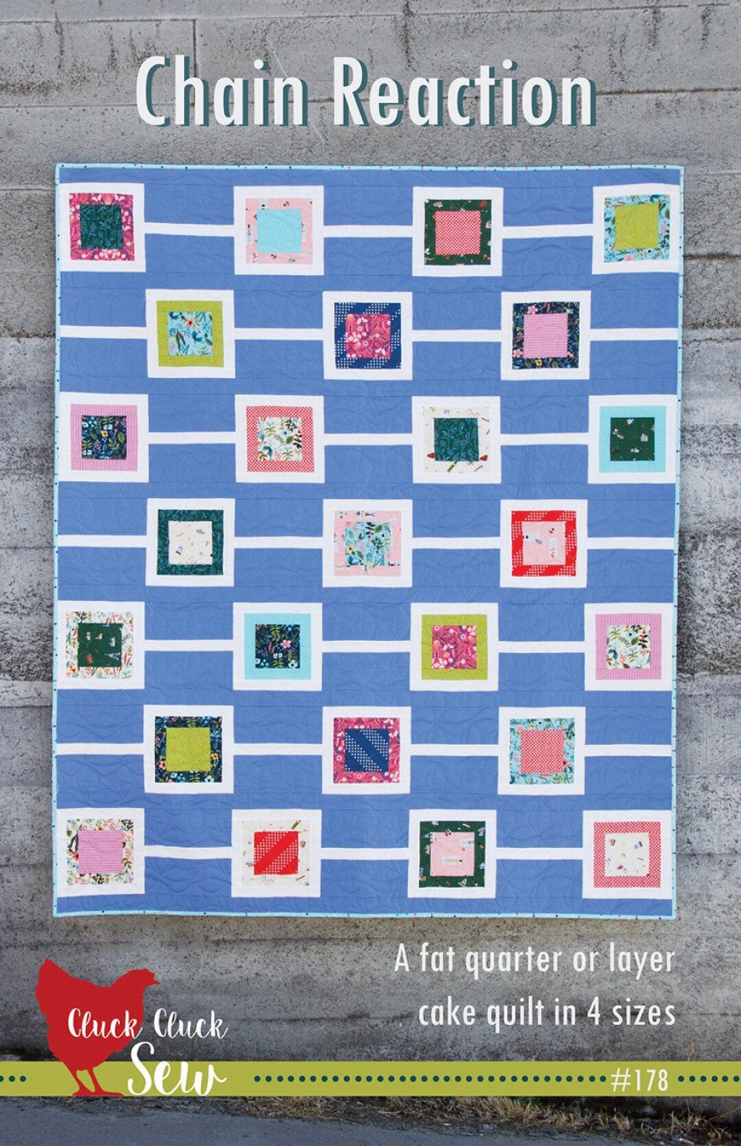 Chain Reaction Quilt Pattern, Paper Pattern Only CCS178 by Allison ...