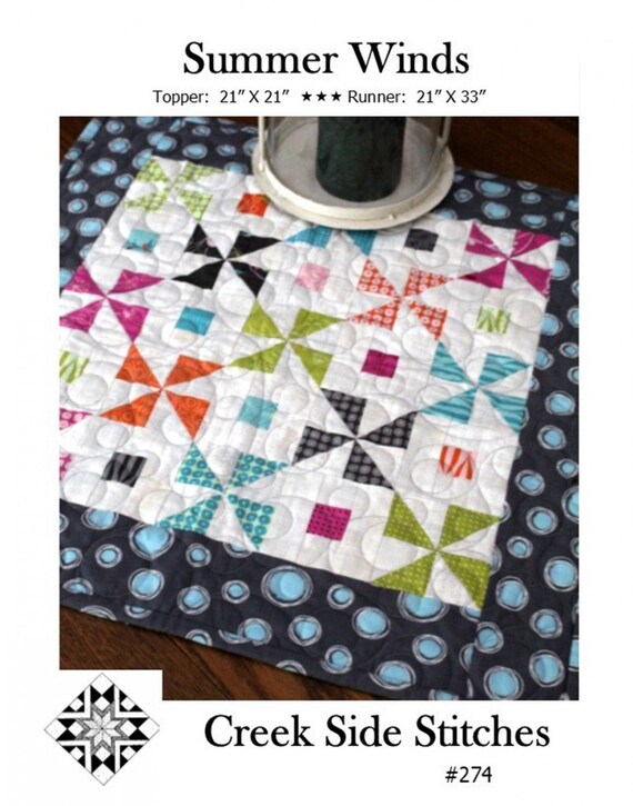 Summer Winds CSS274 From Creek Side Stitches Mini Charm | Etsy