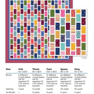 Brickyard Quilt Pattern - Printed Pattern Only DQ-1804 by Amy Smart - Diary of a Quilter - Etsy