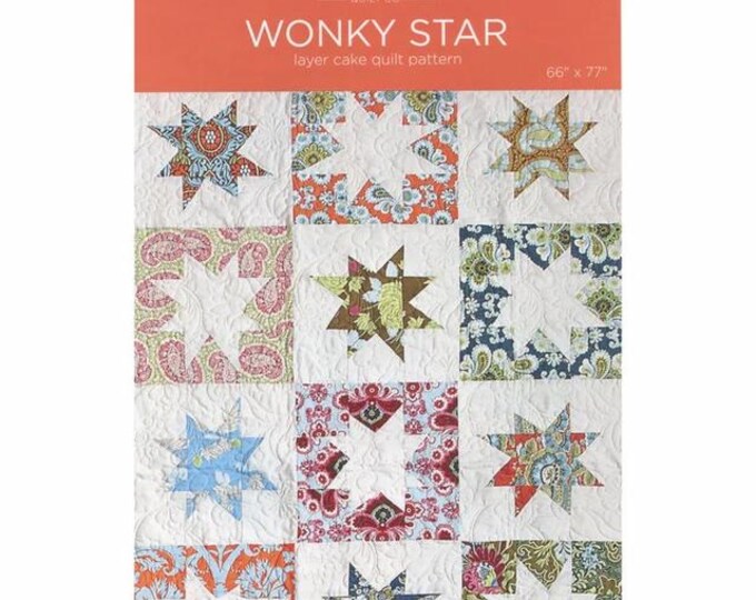 Wonky Star Quilt Pattern by Missouri Star - Size 66" X 77" - Etsy